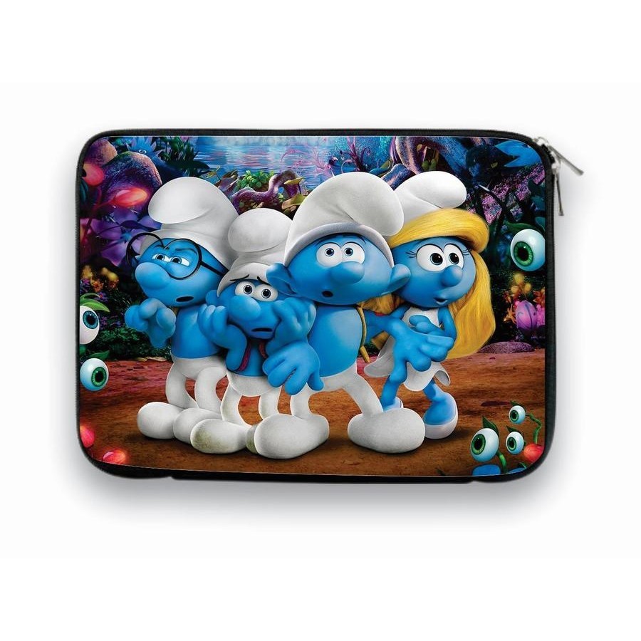 Capa Case Notebook 15-6 Personalizado Os Smurfs | Shopee Brasil