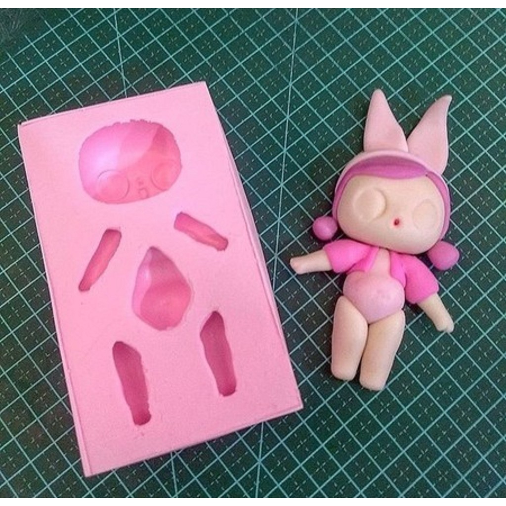 Molde De Silicone Boneca Lol | Shopee Brasil