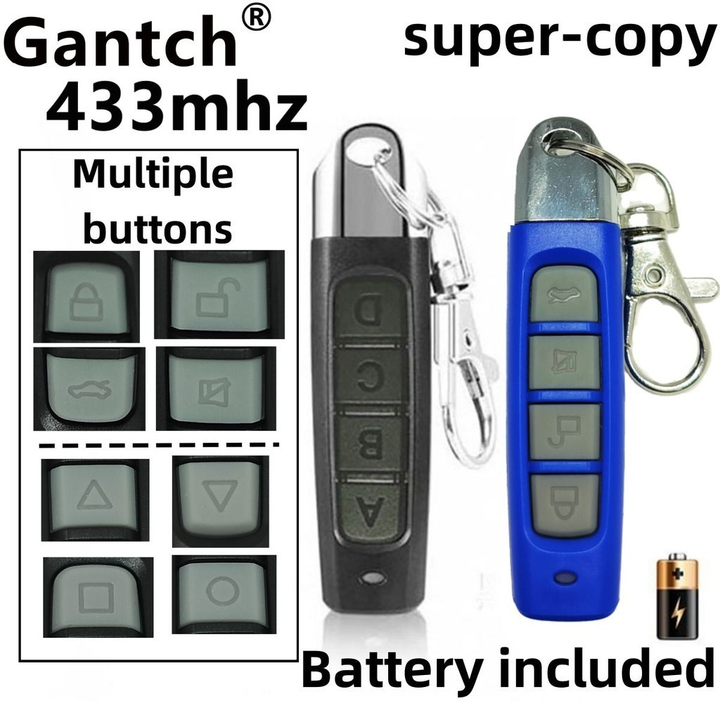 Remote Control Universal 433MHz Clone Gate Alarme Copiadora Duplicadora ...