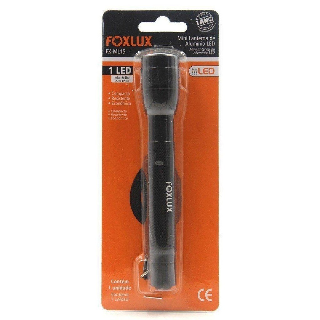 Lanterna Led em Aluminio 15 cm Ml5 Foxlux | Shopee Brasil