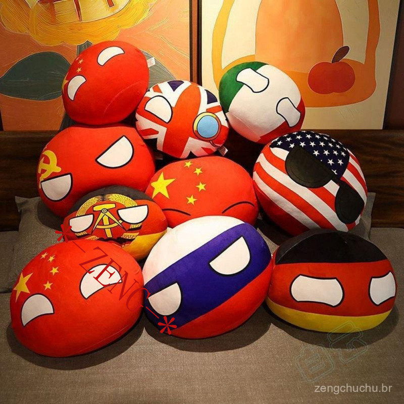 Country Ball Toy 30cm Cute Itália Korea FRANCE RUSSIA USA Home Decor ...