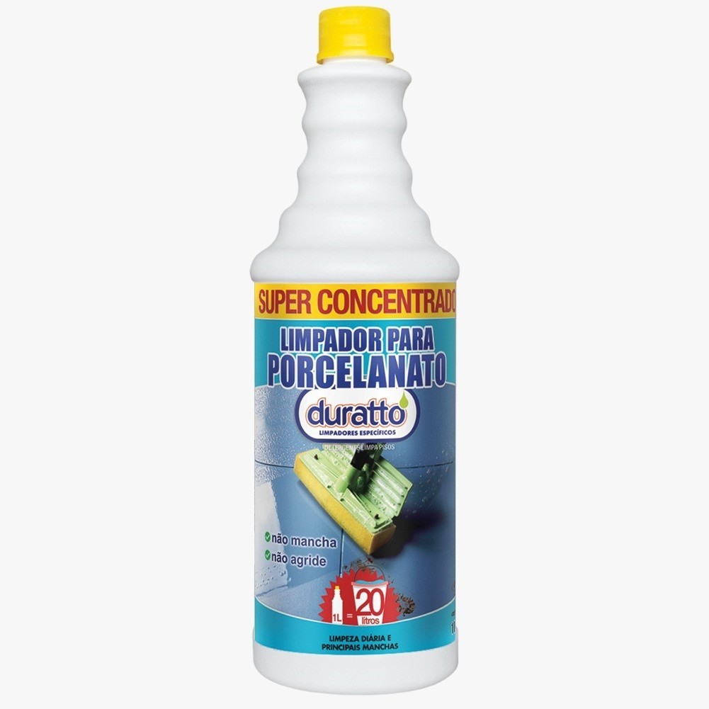 Limpador Para Porcelanato Concentrado 1L Duratto | Shopee Brasil