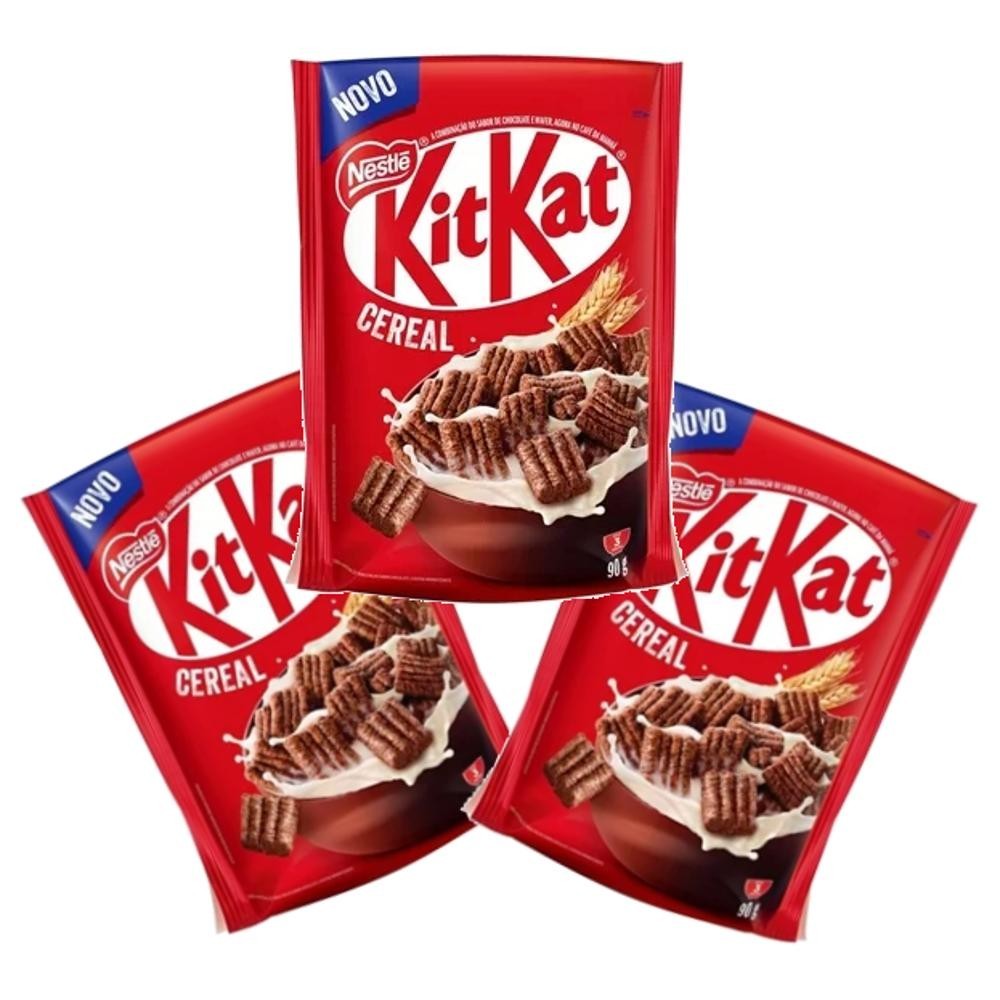 Cereal Matinal Kit Kat com 3un de 90g - Nestle | Shopee Brasil