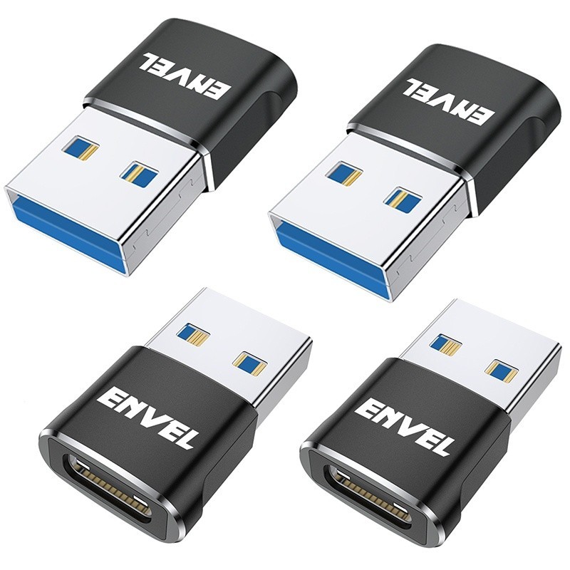 ENVEL USB A-head USB-to-USB C-head OTG adaptador, 4 conectores de ...