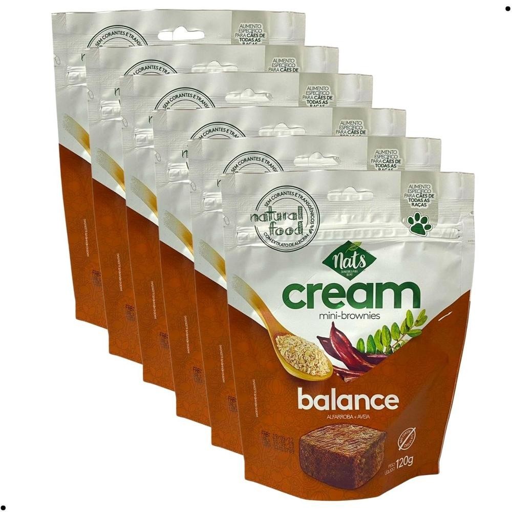 Kit 6 Mini-Brownies Cream Balance Nats 120g Cada | Shopee Brasil