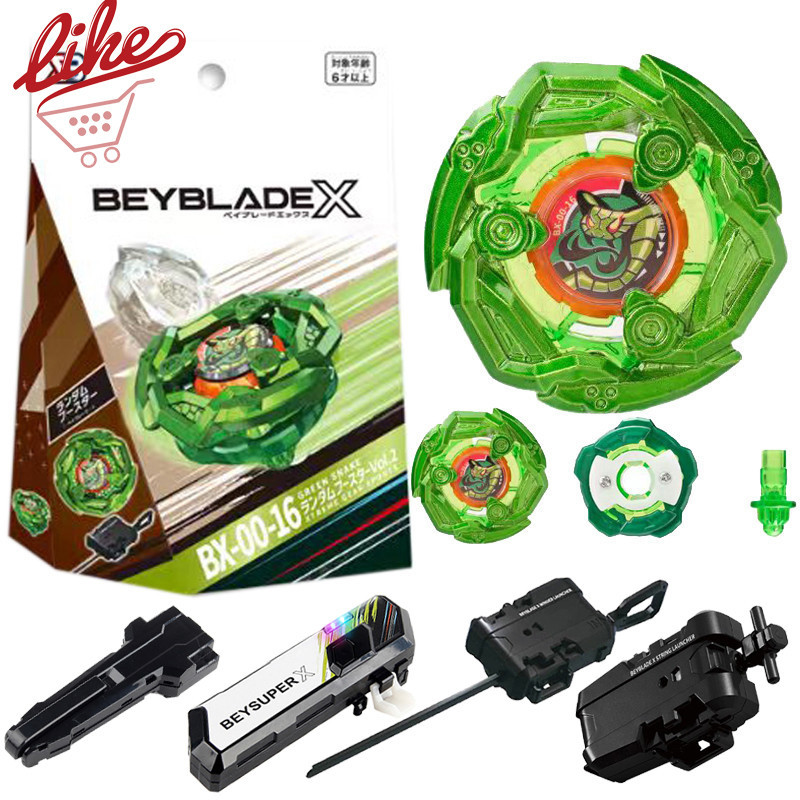 Edição Limitada Beyblade X BX-16 Viper Tail Xtreme Verde Com Conjunto ...