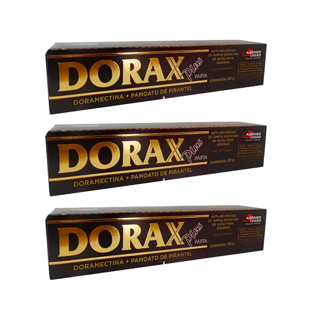 Kit 3 Unidades - Dorax Plus Pasta Seringa 30g | Shopee Brasil