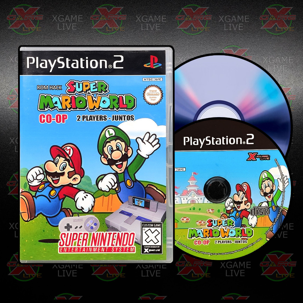 Super Mario World - Coop 2 Players Jogando Junto na fase - Game Repro ...