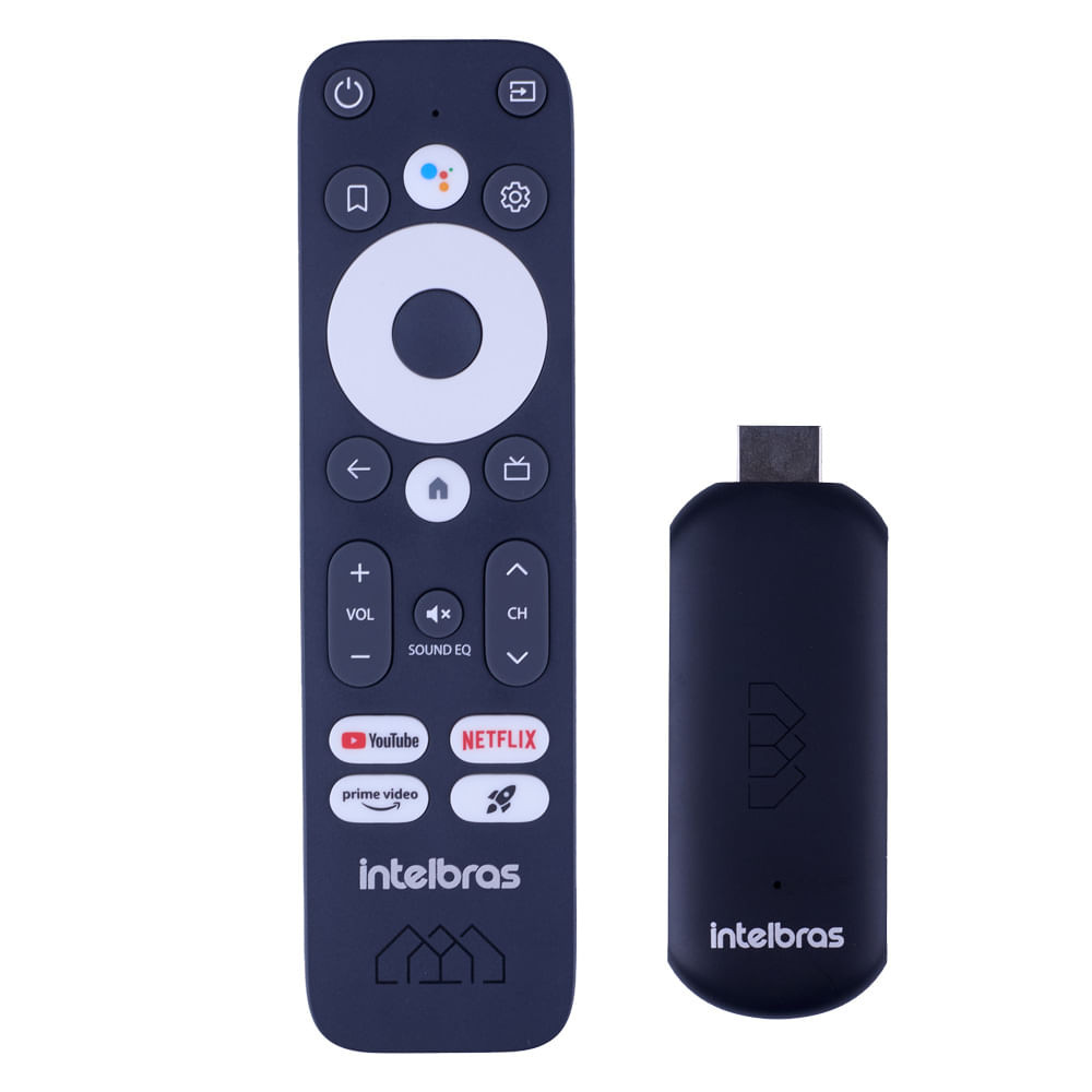 Smart Box Android TV Izy Stick Intelbras | Shopee Brasil