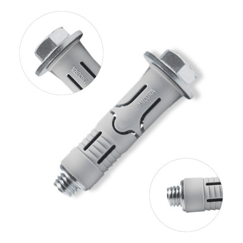 Chumbador 1/4 x 2 de Nylon Parabolt Bucha Furo 10mm Bloco E Concreto ...