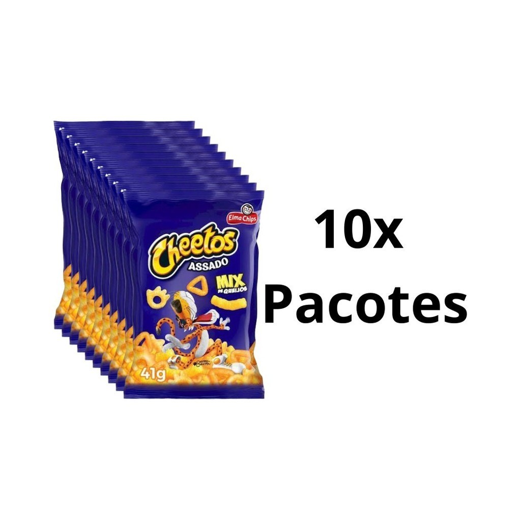 KIT CHEETOS MIX 41G COM 10 UNIDADES | Shopee Brasil