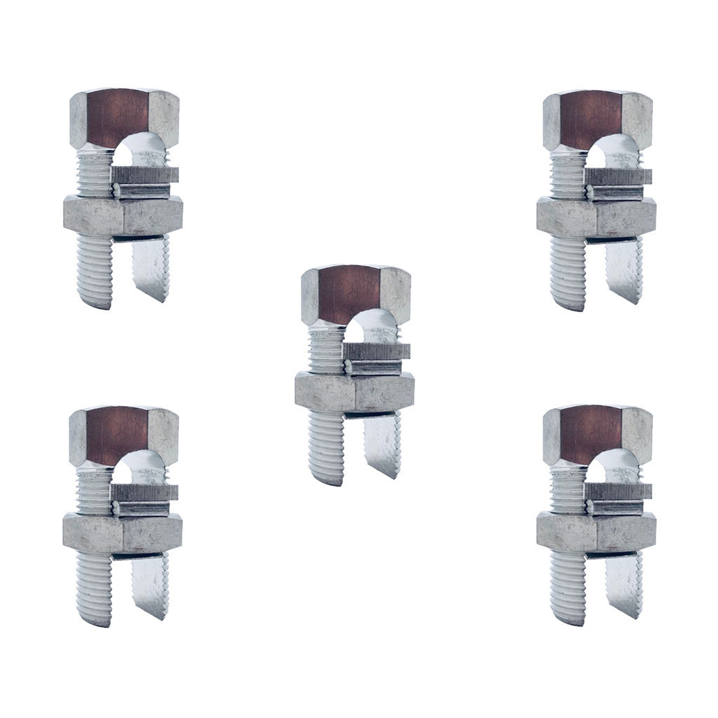 Kit 5 Conector Split Bolt Parafuso Bimetálico Cabo e Fio 35mm | Shopee Brasil