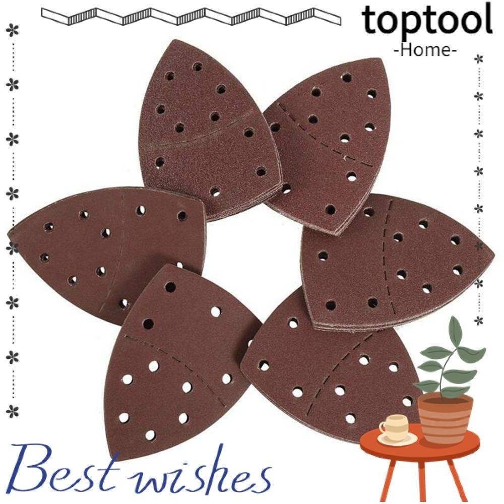 TOPTOOL 10 Unid . Lixadeira De Rato Ferramentas 60 80 120 Orbital Papel ...