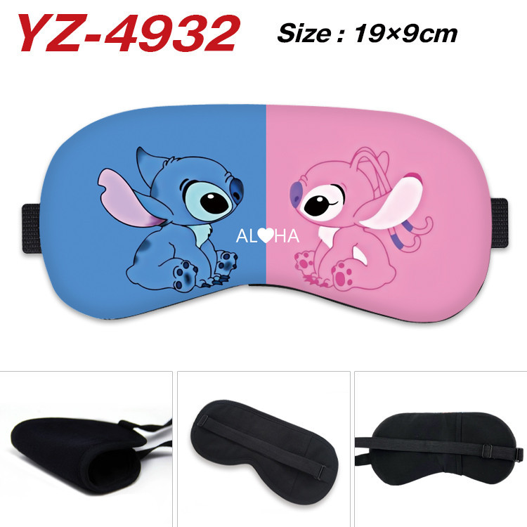 Lilo E Stitch Color Cute Student's Eye Mask Blackout Máscara De Sono ...