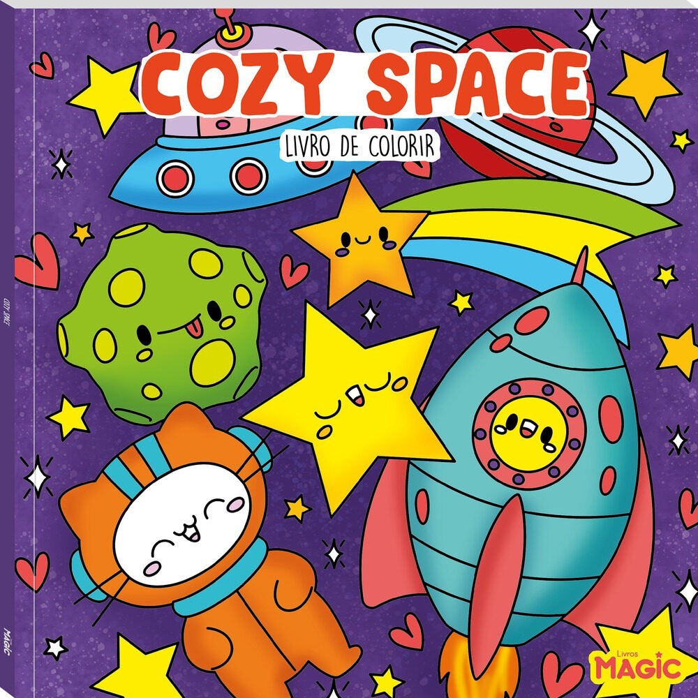 Livro Tik Tok Cozy Space com 24 desenhos - Livro de Colorir | Shopee Brasil