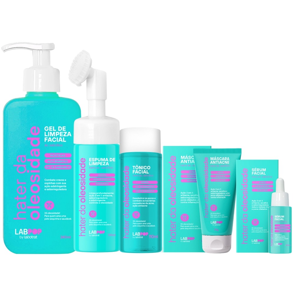 Máscara Sérum Tônico Facial Hater Oleosidade Labpop Labotrat | Shopee Brasil
