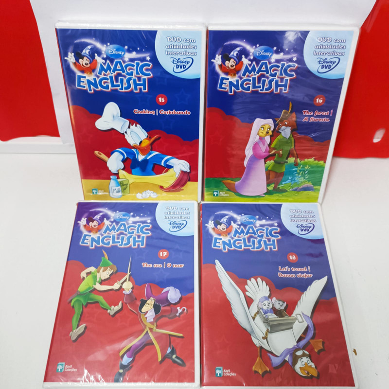 Dvd Disney Magic English - Volume 15,16,17,17(4 DVDS) | Shopee Brasil