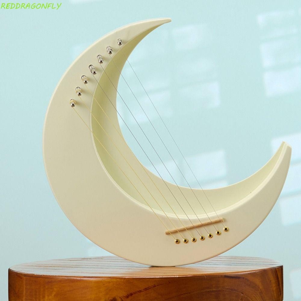 REDDRAGONFLY Crescent Moon Lyre , Mini Com Chave De Afinação 7 Cordas ...