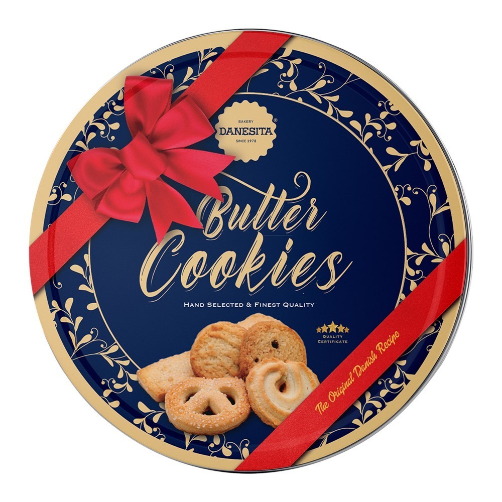 Biscoito Butter Cookies Dancake Lata Presente 454g | Shopee Brasil