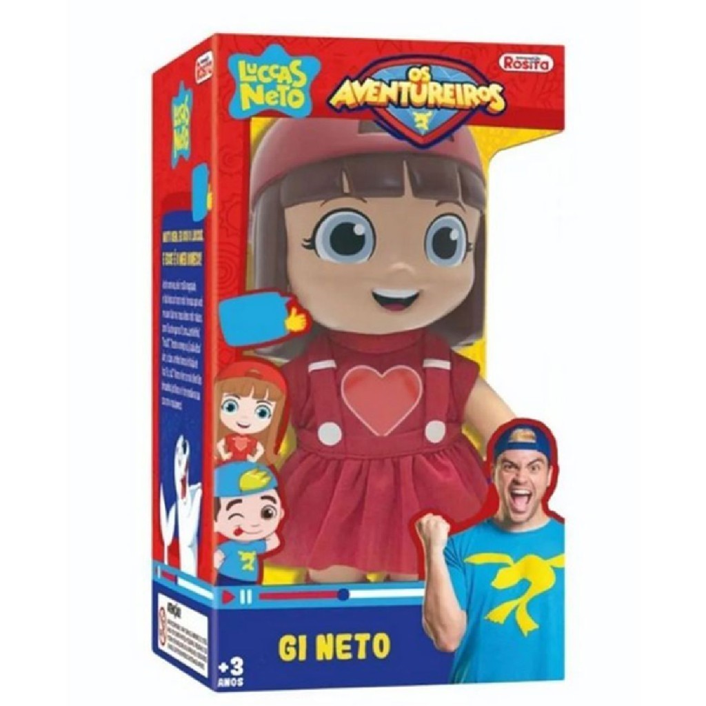 Boneca Gi Aventureira Novabrink Vermelha | Shopee Brasil