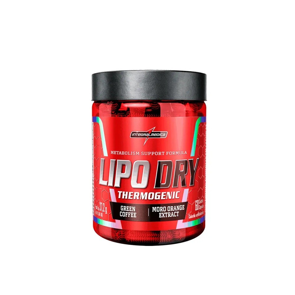 Lipo Dry Thermogenic Pote 60 Cápsulas - Integralmedica | Shopee Brasil