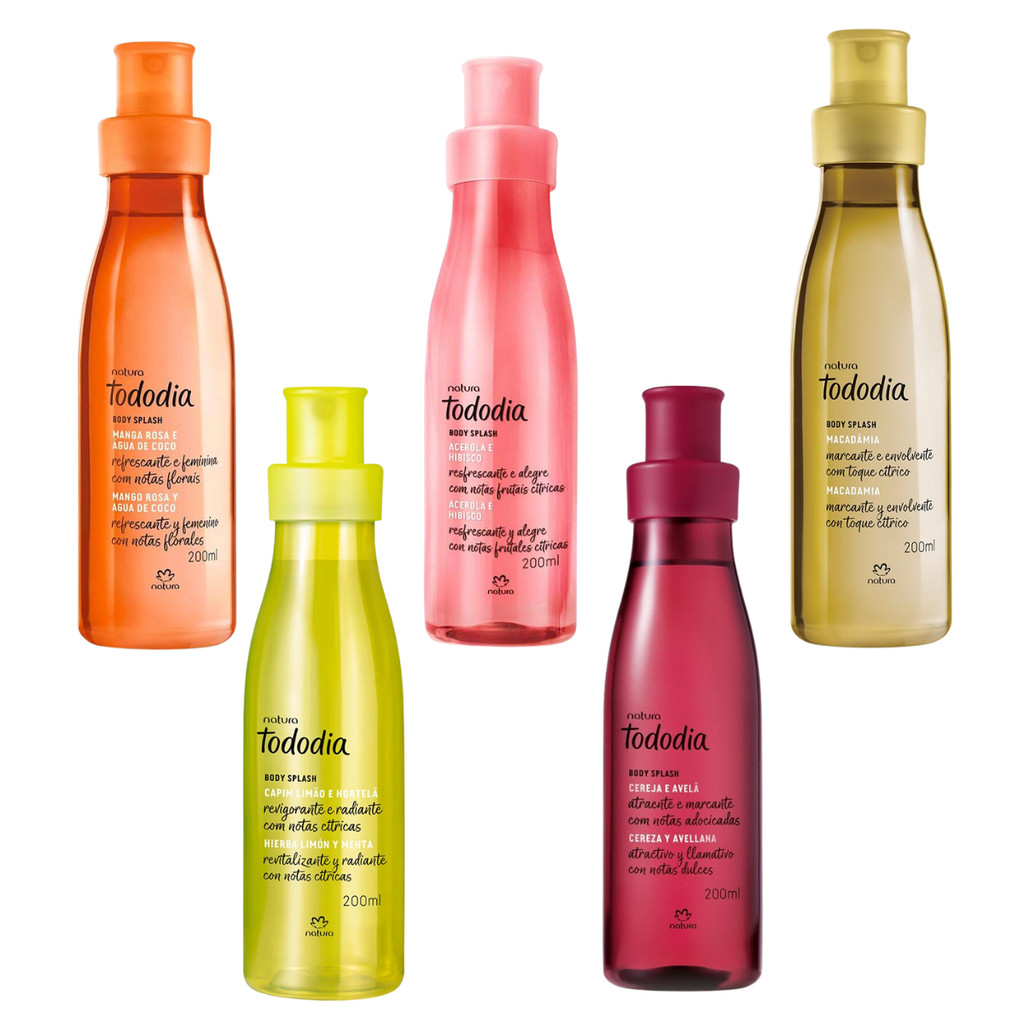 Kit Body Splash Natura 200ml 2 unidades A escolher | Shopee Brasil