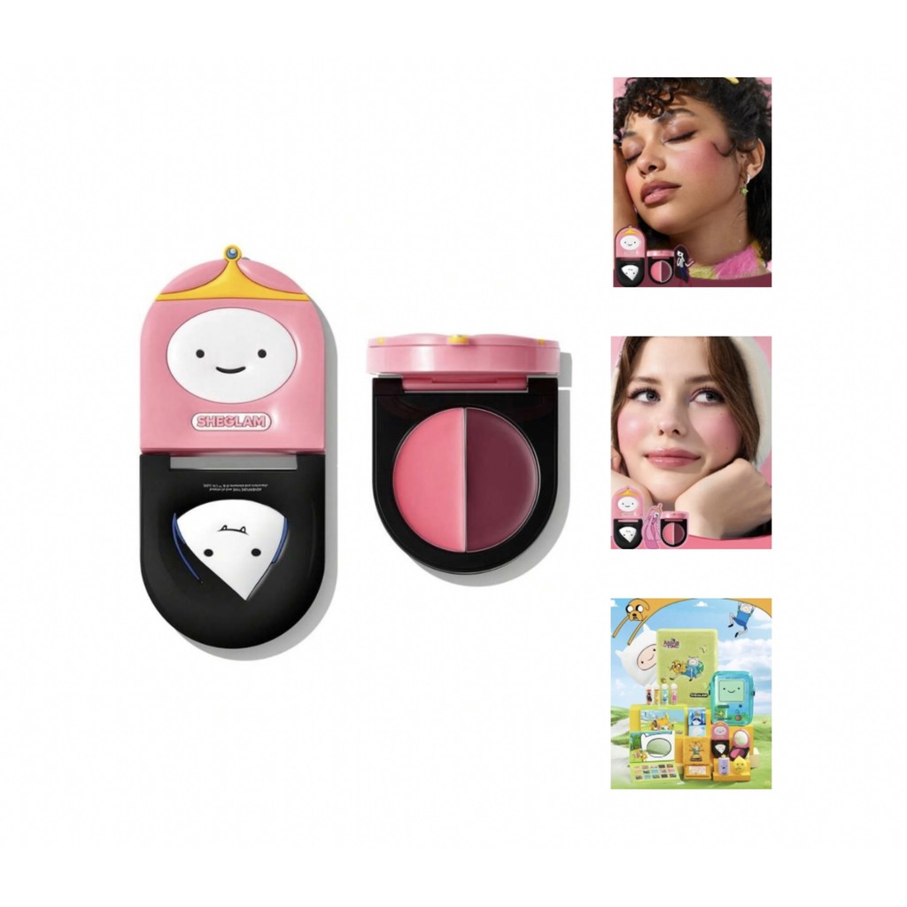 Sheglam Adventure TIME Blush DUO Em Creme Bubbline | Shopee Brasil
