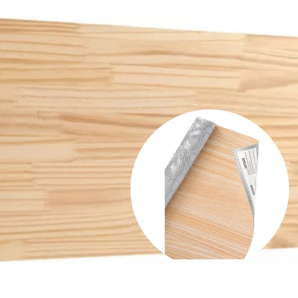 Papel De Parede Adesivo-estilo Madeira-cor Pinus- 5m X 45cm | Shopee Brasil
