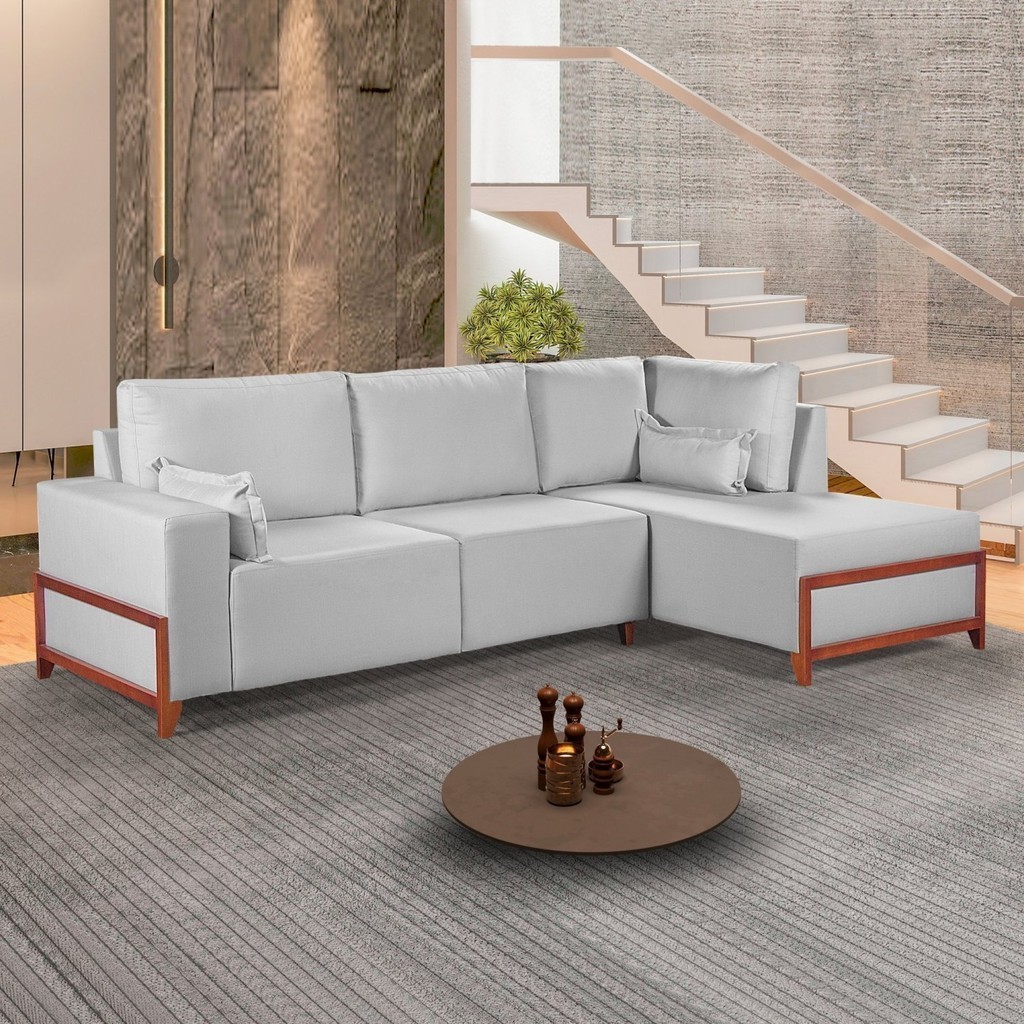 Sofá de Canto Bipartido 4 Lugares M186 | Shopee Brasil