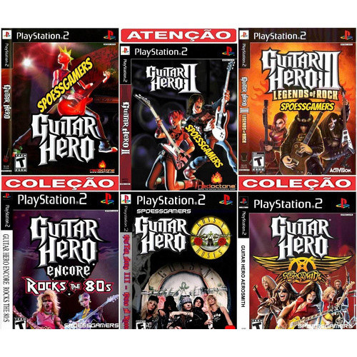 Guitar Hero Collection Ps Desbloqueado Patch kitt | Shopee Brasil