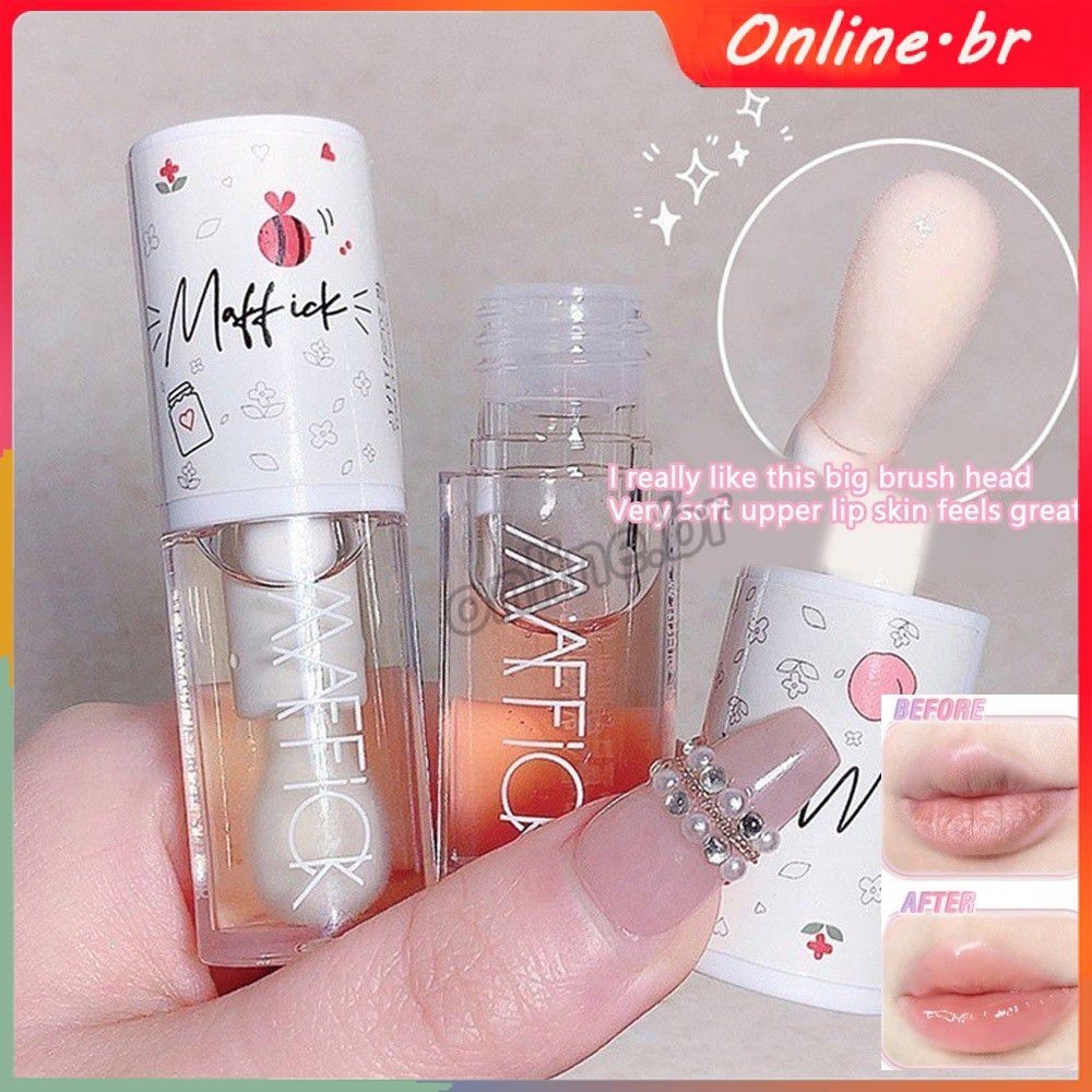 MAFFICK Lip Oil Hidratante Fade Lip Lines Pêssego Oolong Honey Milk ...