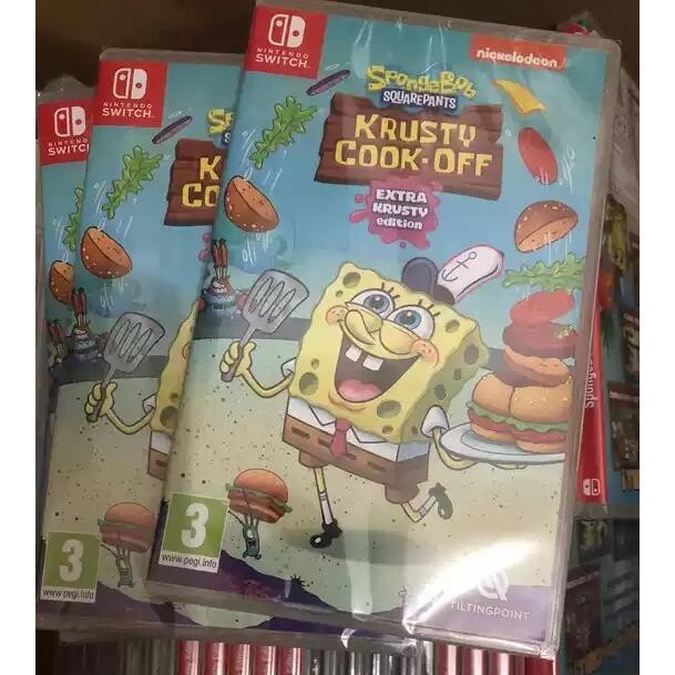SpongeBob: Krusty Cook-Off Nintendo Switch Jogo Mídia Física Novo ...
