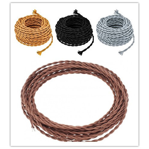 Cabo Elétrico Industrial Antigo Estilo De 6mm De Espessura 10M/32.8FT ...