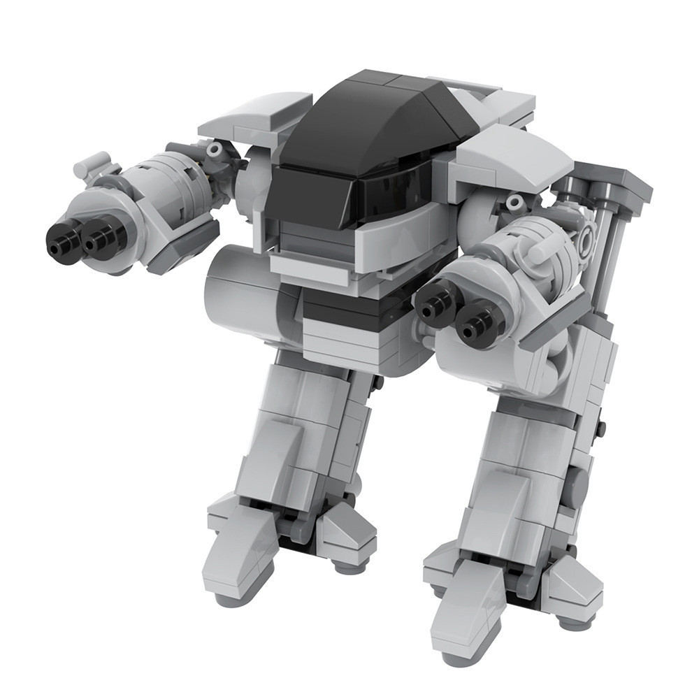 Compatível com LEGO Creative Series Robocop Building Blocks-Assembleia ...