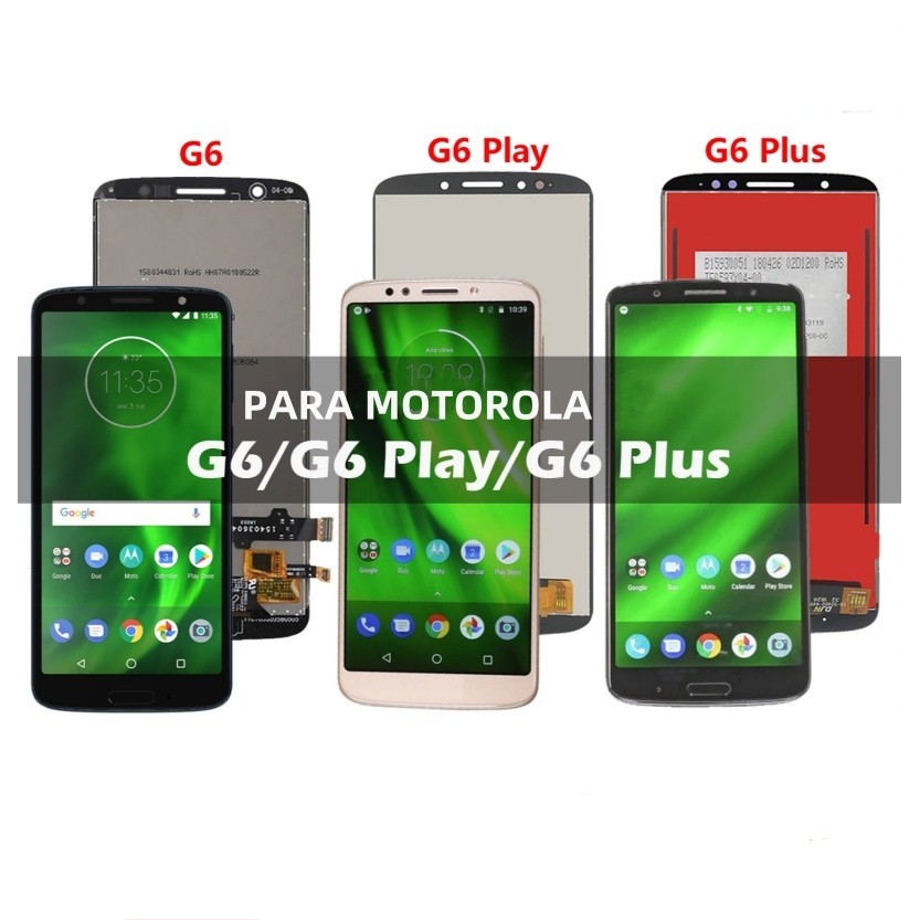 Vivid Display Para Moto G6&G6 Play&G6 Plus Frontal Touch Display Com ...