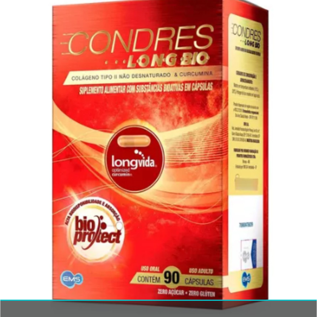 Condres Long Bio 90 Cápsulas Sabor Sem sabor | Shopee Brasil