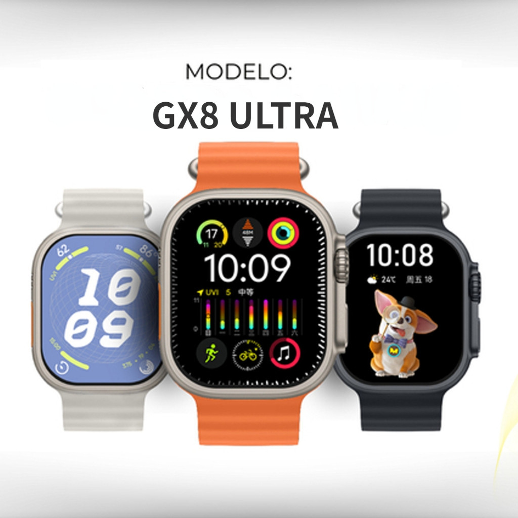 Apple Smartwatch Relógio Inteligente Original watch GX8 ULTRA 2,8 Polegadas Série 49mm 9 Siri ...