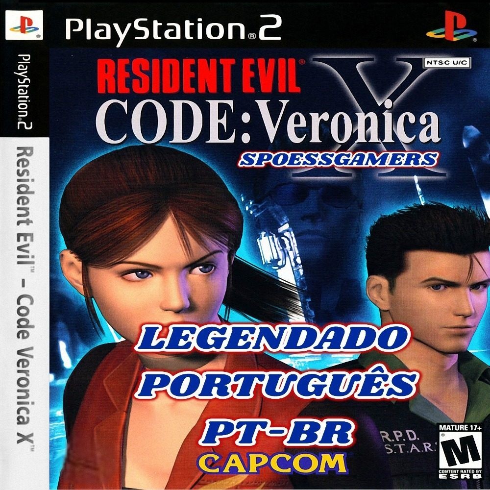 Jogo Resident Evil Code Veronica X Pt-br Ps2 Desbloqueado Patch ...