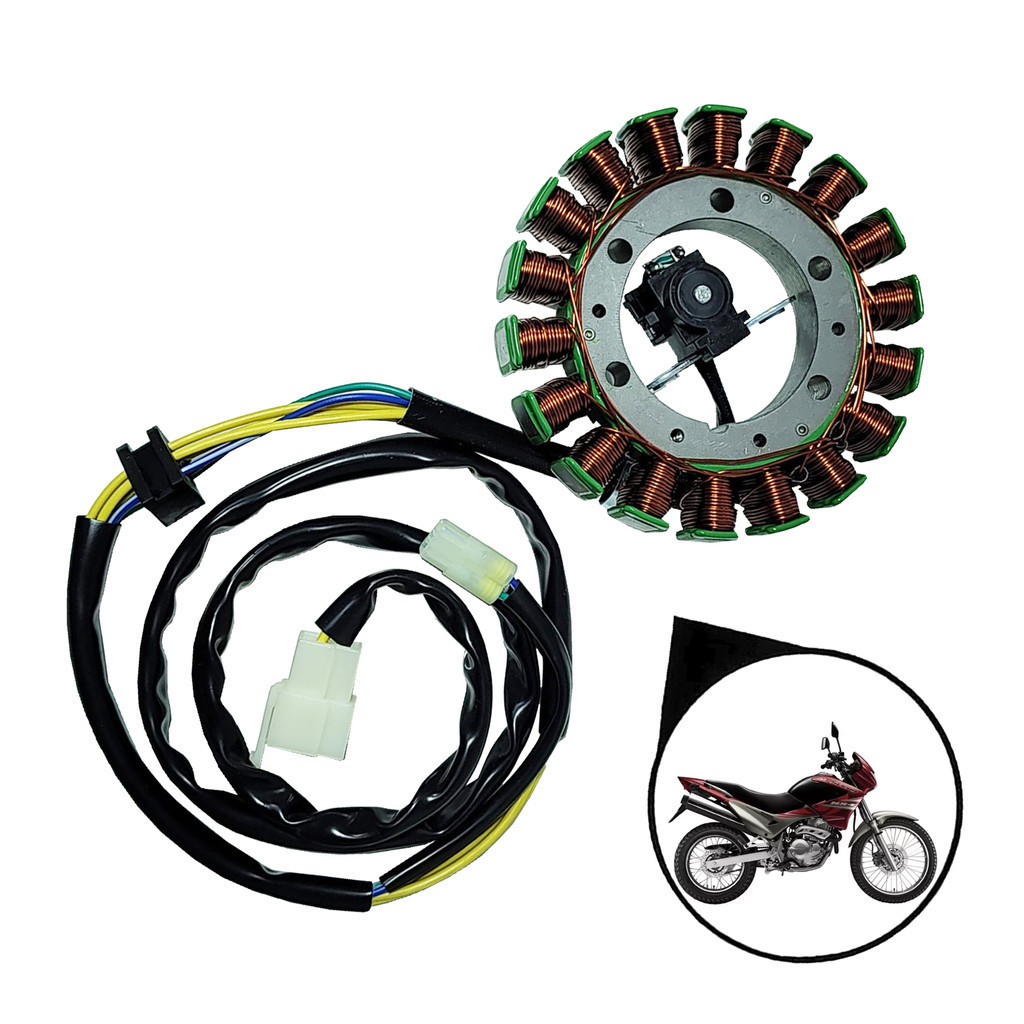 Estator Falcon Nx4 400 1998 Até 2008 Carburada | Shopee Brasil