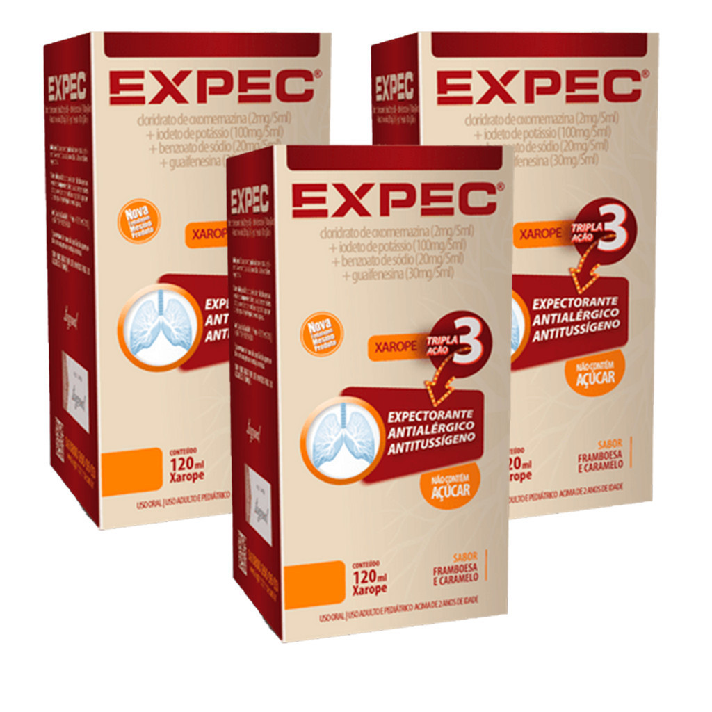 Xarope Expec 120ml Cada Legrand | Shopee Brasil