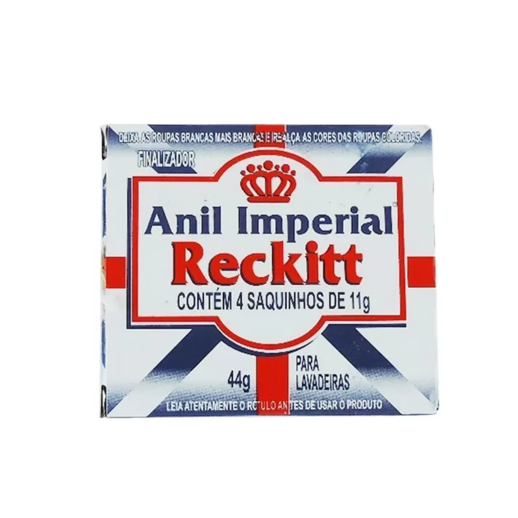 Anil Imperial Branqueador De Roupas Sachê 44g (4 saches de 11g ...