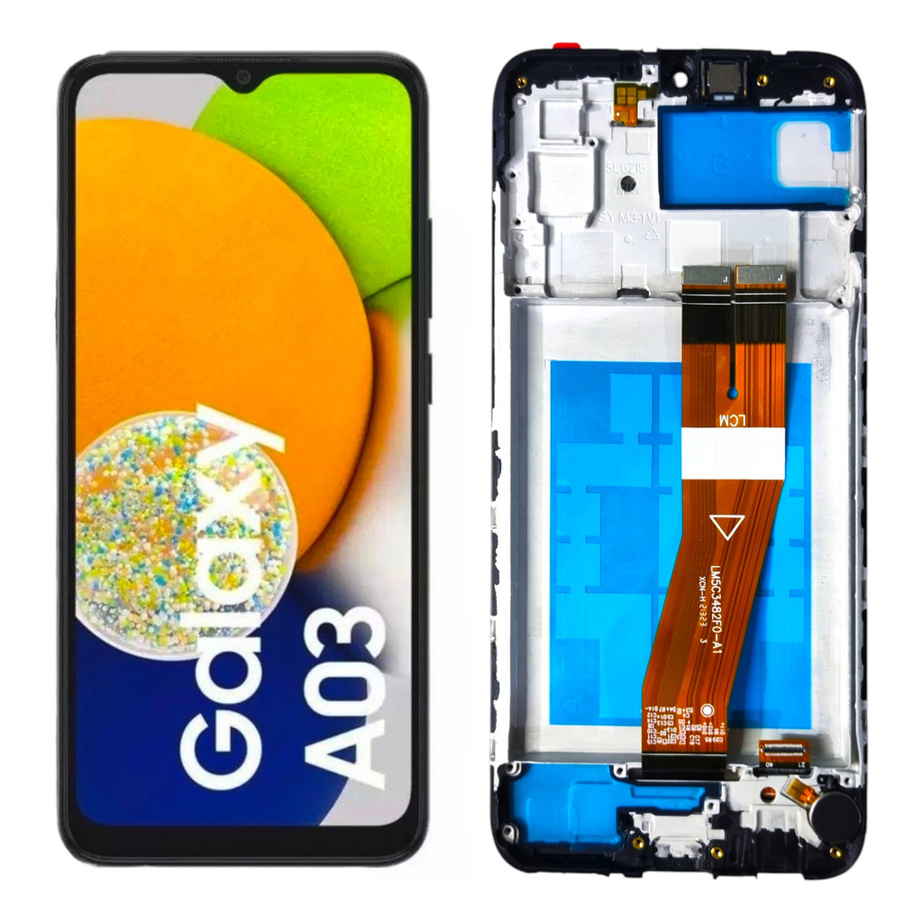 Tela Frontal Display A03 Premium Nacional Com Aro Sm-a035 | Shopee Brasil