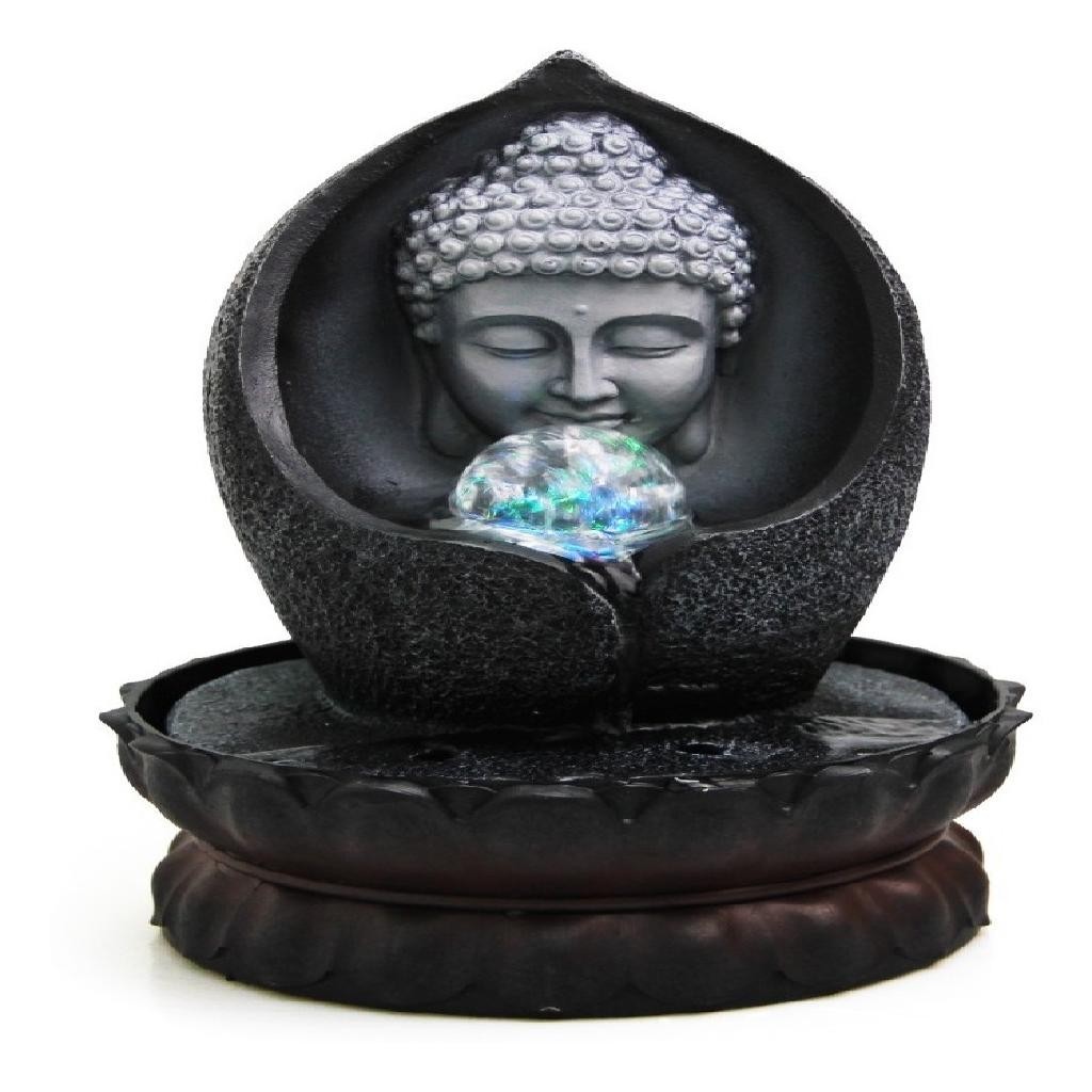 Fonte Cascata Água Relaxante Fengi Shui Com Bomba 294101 | Shopee Brasil