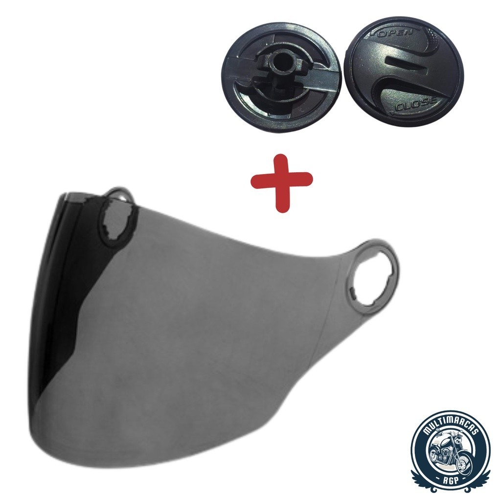 Viseira fumê Capacete Pro Tork New Atomic, New liberty 3, Zeus 202FB ...