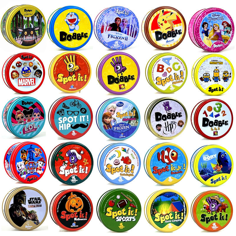 55pcs Dobble Card Game Encontrado Table Board para Dobbles Crianças HP ...