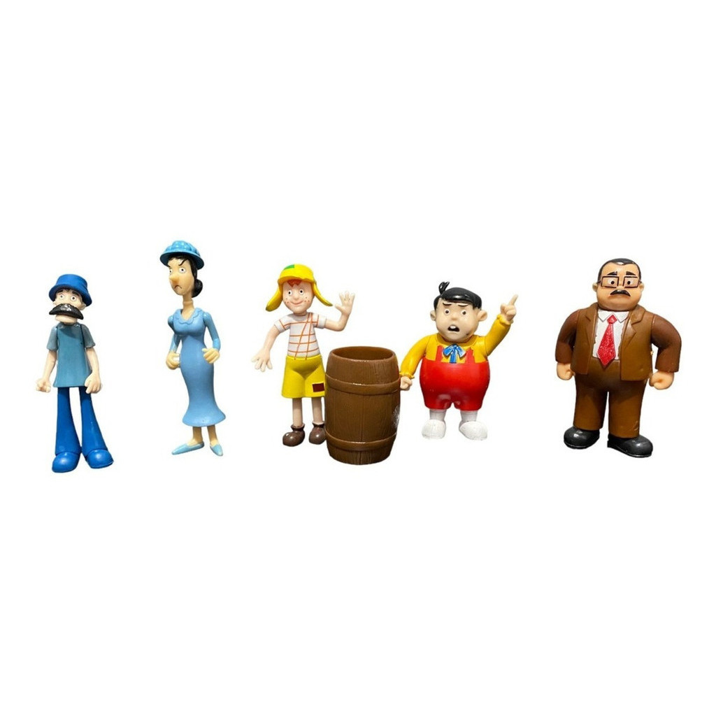 Kit 5 Bonecos Turma Do Chaves Animado Brinquedo Infantil | Shopee Brasil
