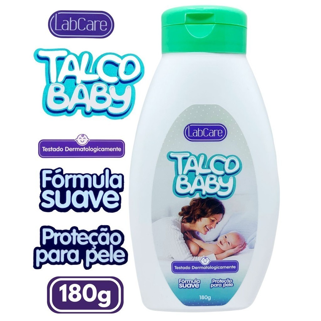 Talco Baby Fórmula Suave 180g - LabCare | Shopee Brasil