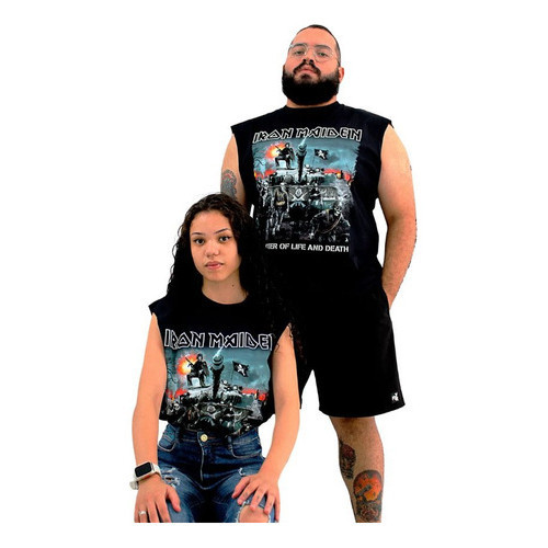 Regata Slim Iron Maiden Of0277 Consulado Do Rock Oficial | Shopee Brasil