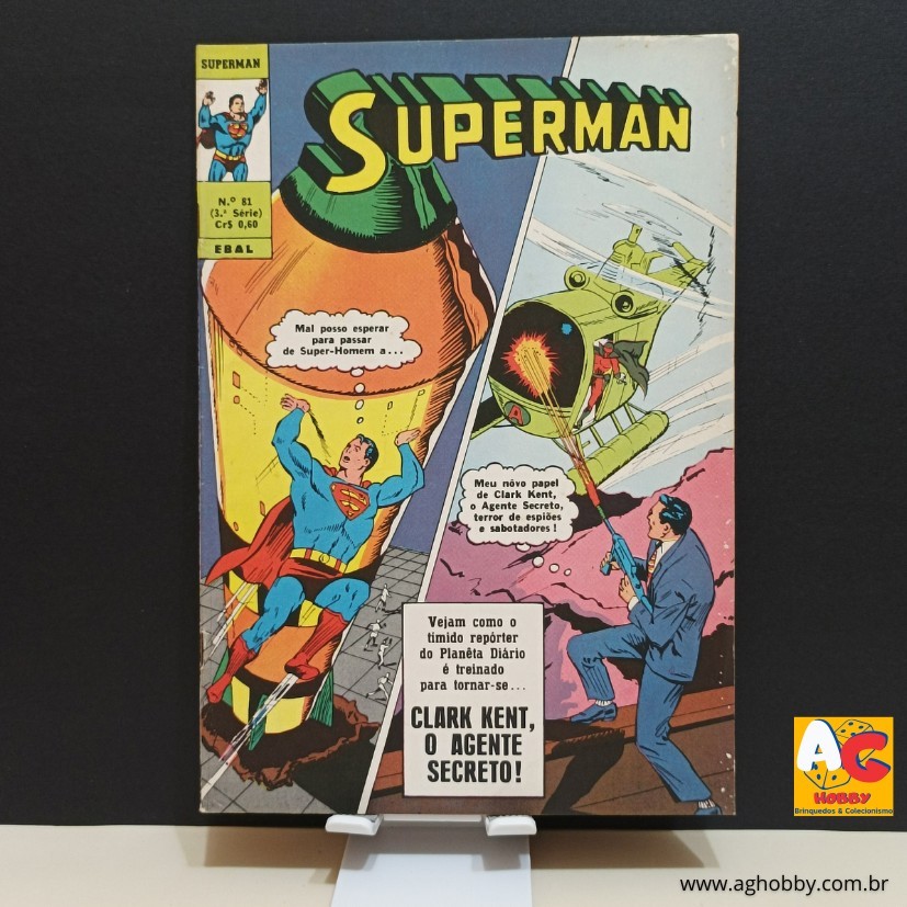 Superman N° 81 - 3ª Série / EBAL (1971) | Shopee Brasil