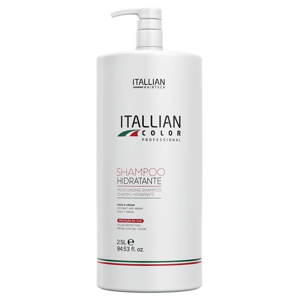 Shampoo Hidratante Itallian Color De Lavatório 2,5 Litros | Shopee Brasil